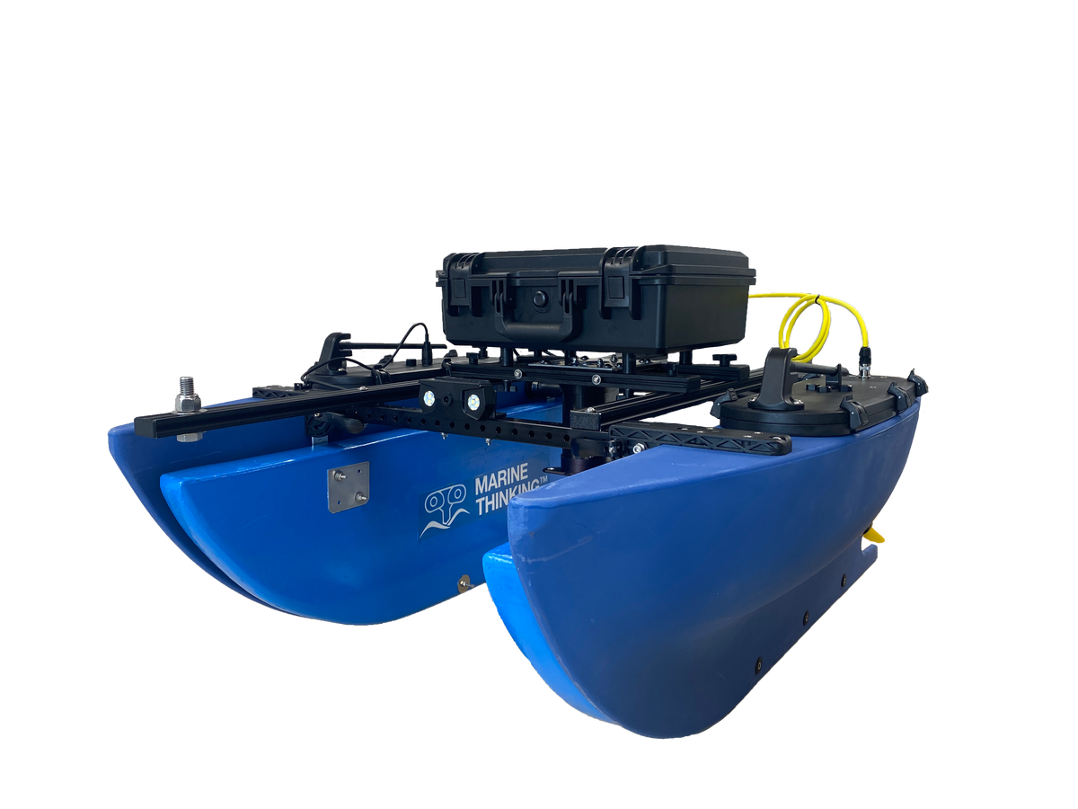 BlueBoat USV Powered by Marine Tensor™ for Autonomous Hydrographic Survey – Marine Thinking